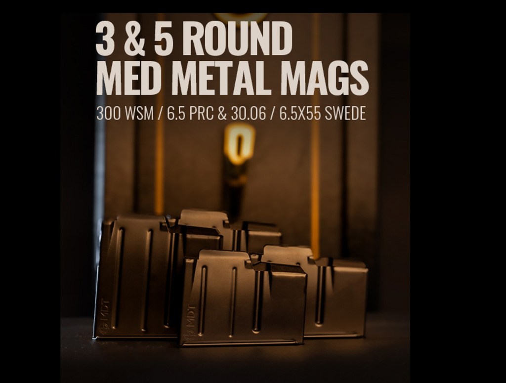 MDT RELEASES NEW 3 AND 5 ROUND MEDIUM METAL MAGS