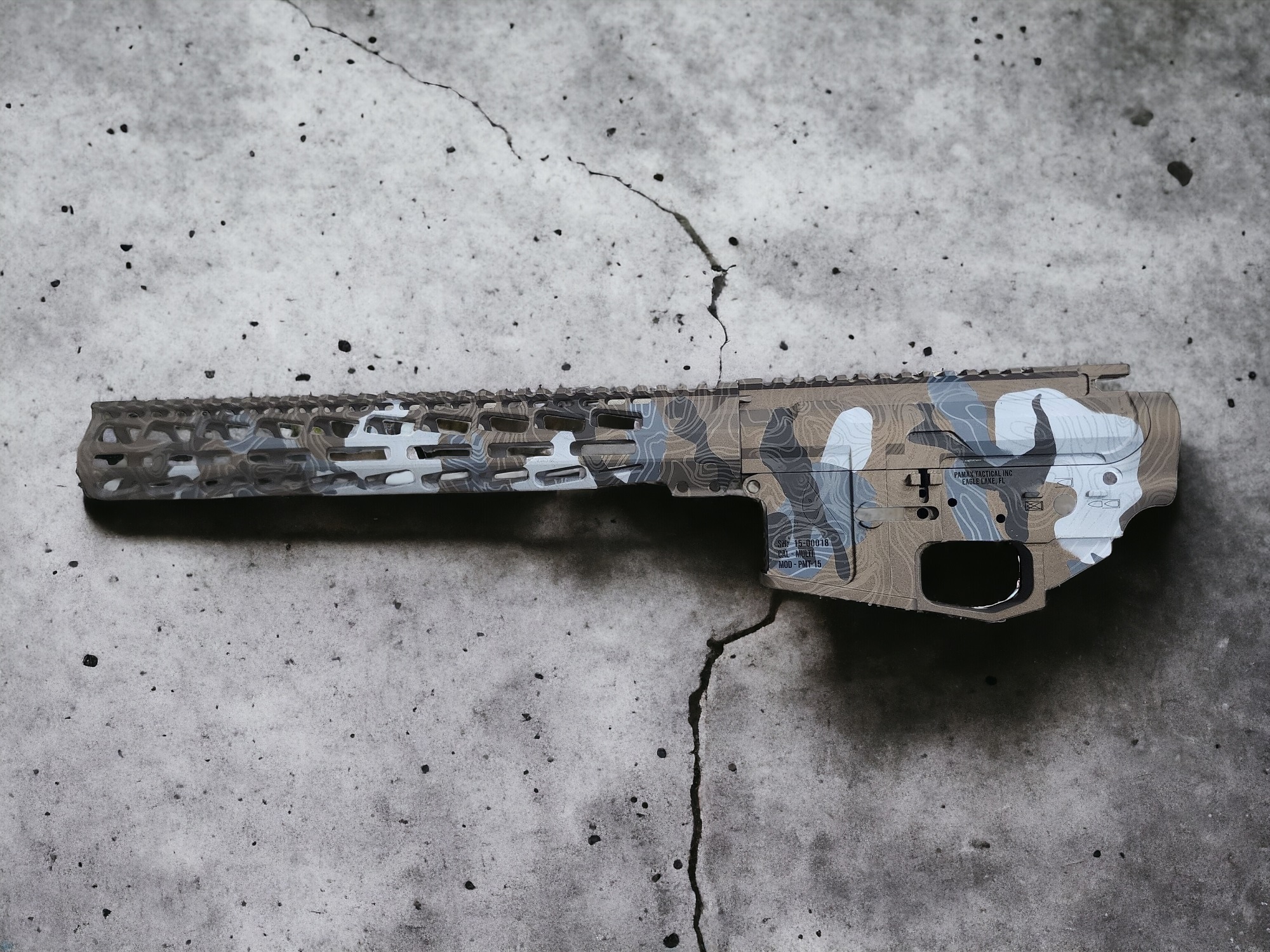 PAMAX TACTICAL SHOWS OFF NEW BLUE TOPO AR RECEIVER SETS