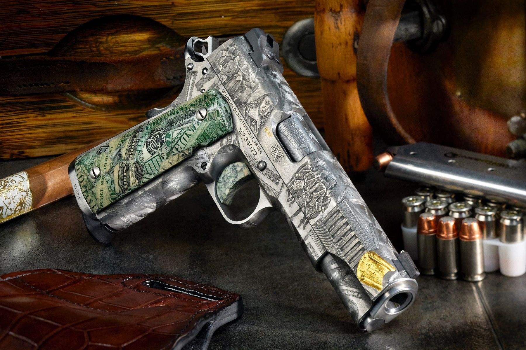 NIGHTHAWK CUSTOMS PRESENTS THE WALL STREET 1 OF 1 PISTOL - ATTACKCOPTER ...