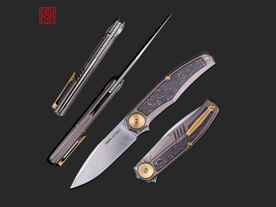 REAL STEEL KNIVES DEBUTS THE AVANGARD FRAME LOCK FLIPPER KNIFE