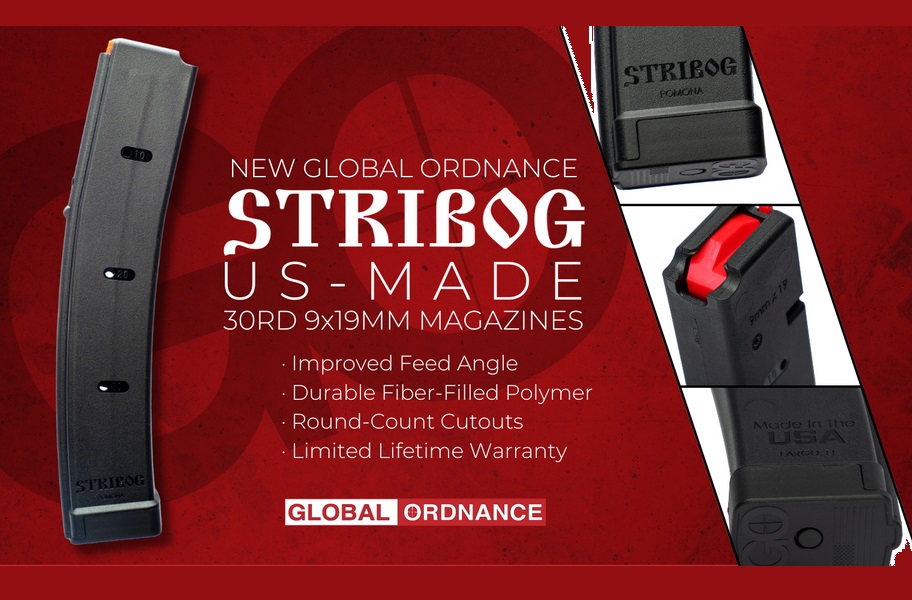 GLOBAL ORDNANCE DEBUTS NEW US-MADE STRIBOG MAGAZINE