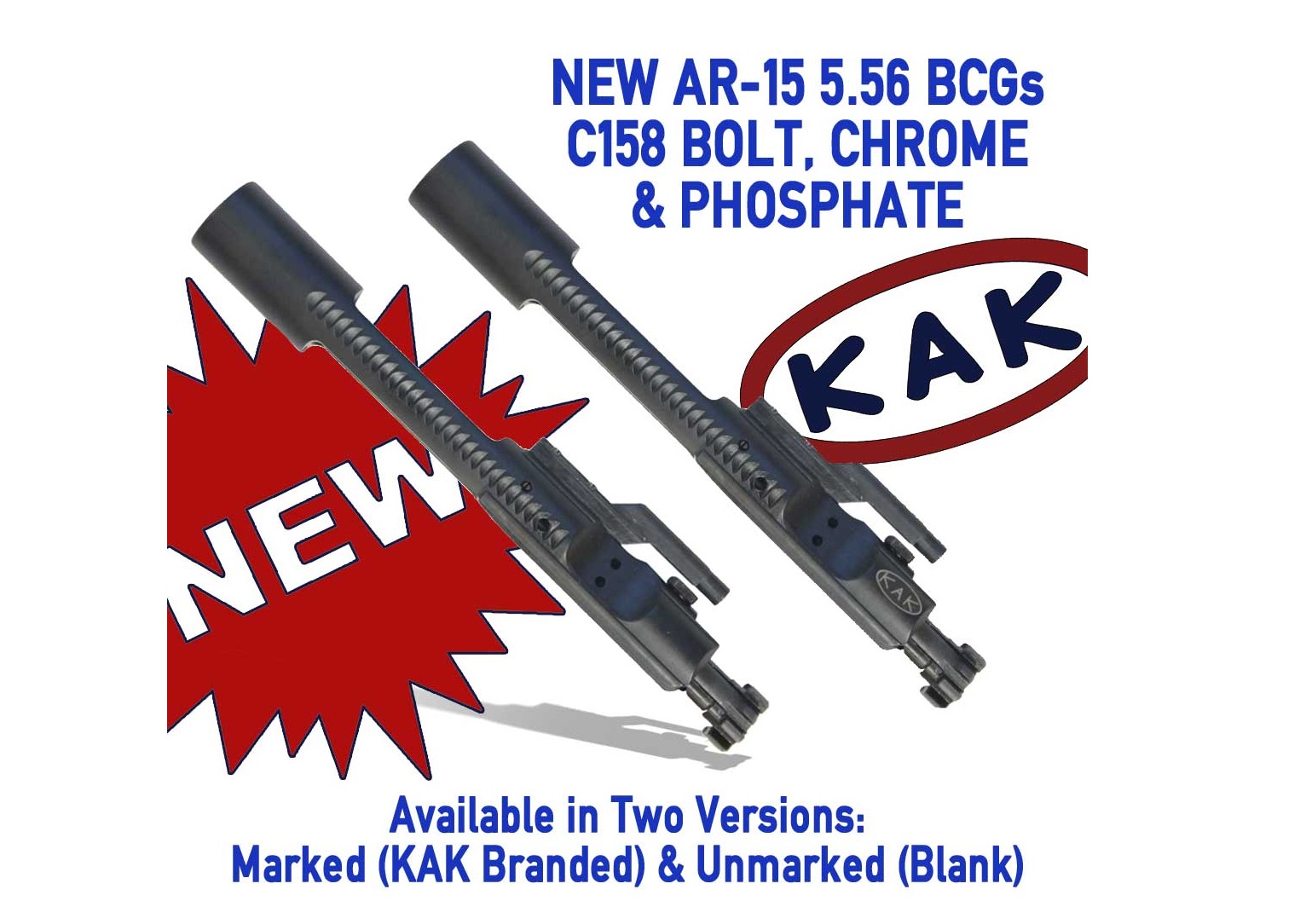 KAK INDUSTRY RELEASES TWO NEW BOLT CARRIER GROUPS