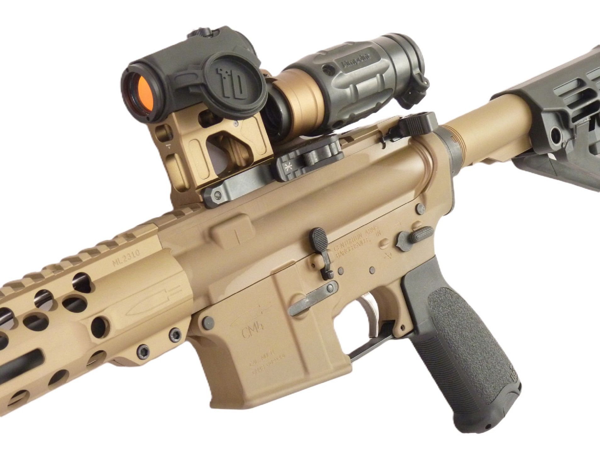 CENTURION ARMS RELEASES NEW CM4 COMPLETE TANODIZED PISTOL