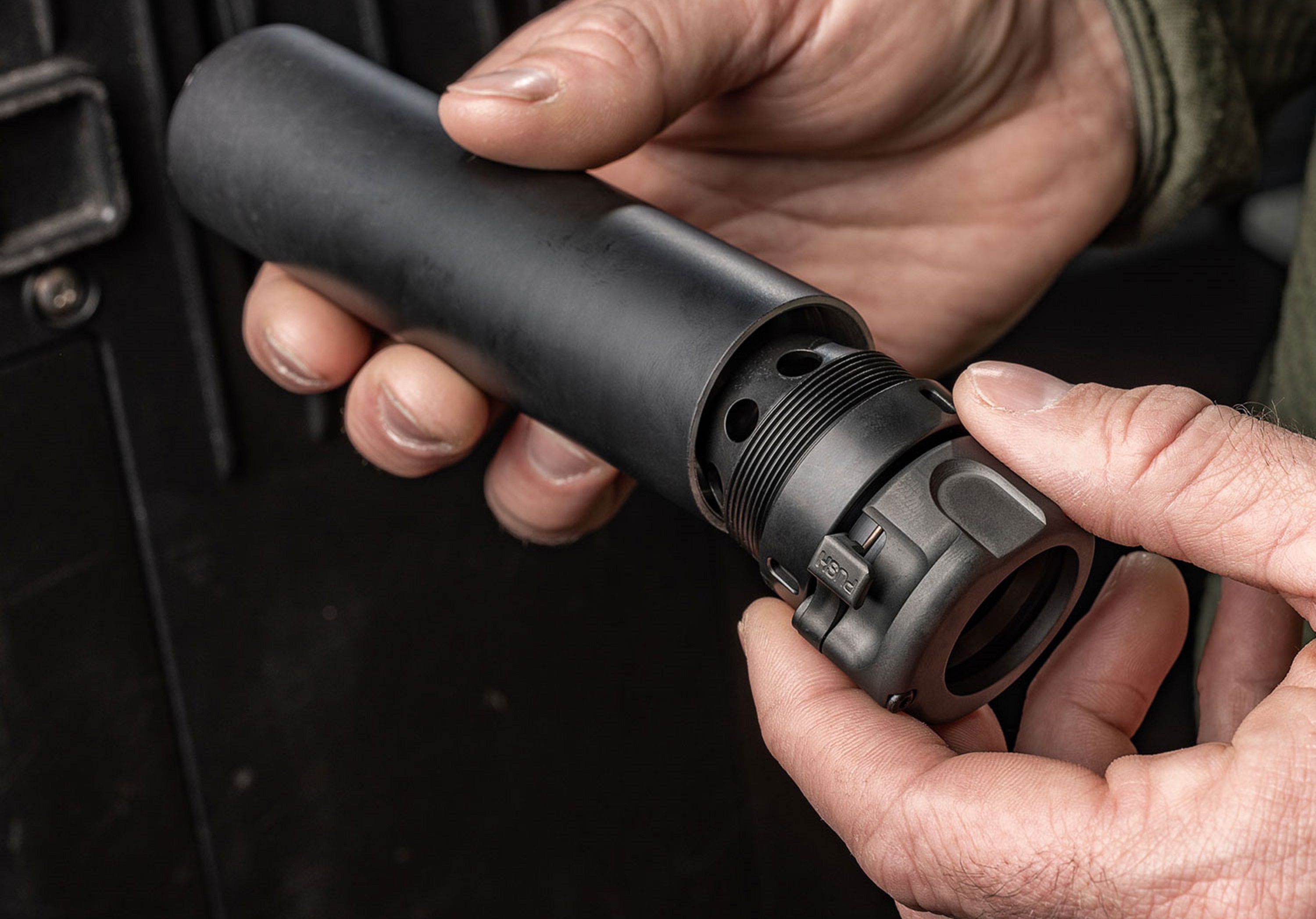 SureFire Fast-Attach Hub: Tool-Free Suppressor Mount - ATTACKCOPTER BLOG