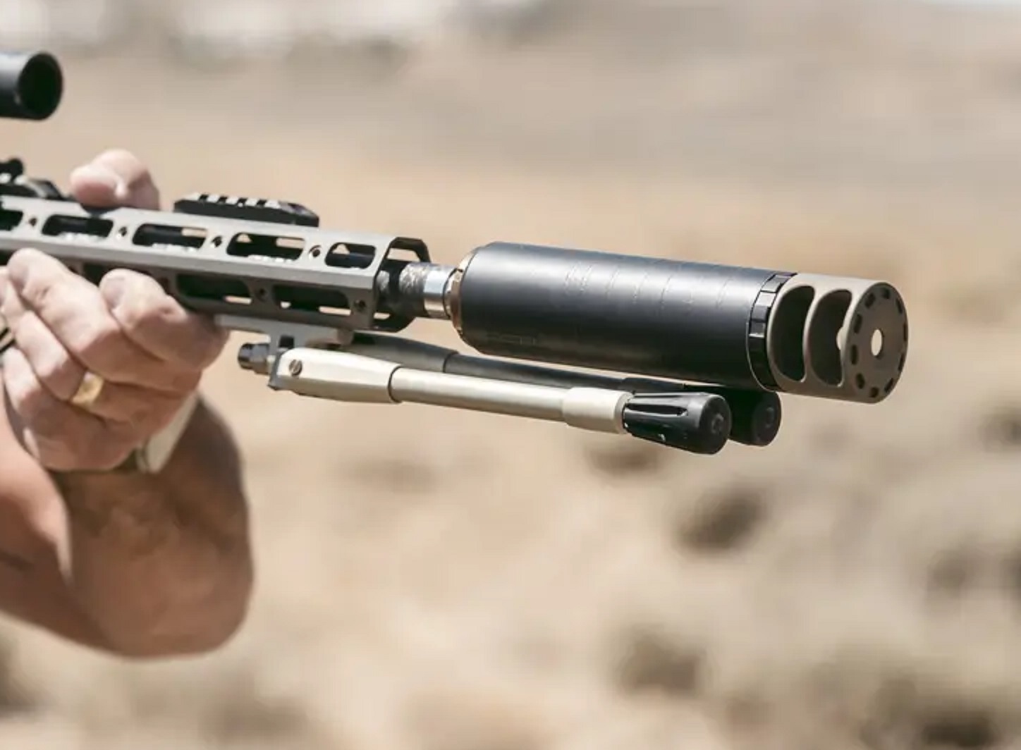 SilencerCo Bravo Directional Anchor Brake: Ultimate Recoil Reduction ...