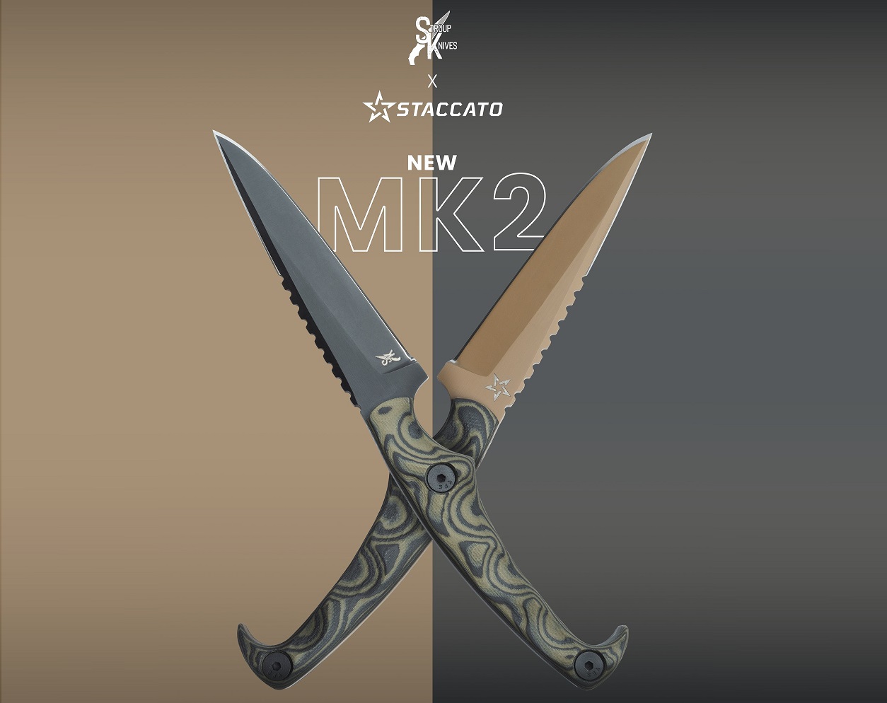 Staccato x Stroup Knives MK2 Exclusive: A High-Performance Fixed Blade ...