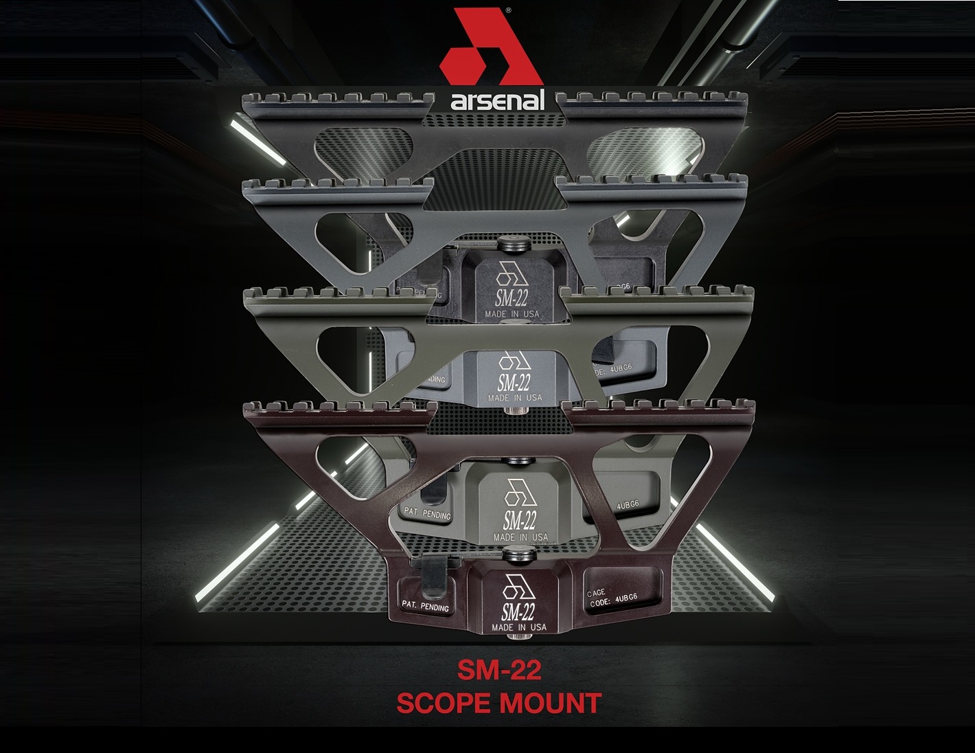 Lightweight SM-22 Scope Mount by Arsenal: New Colors Release ...