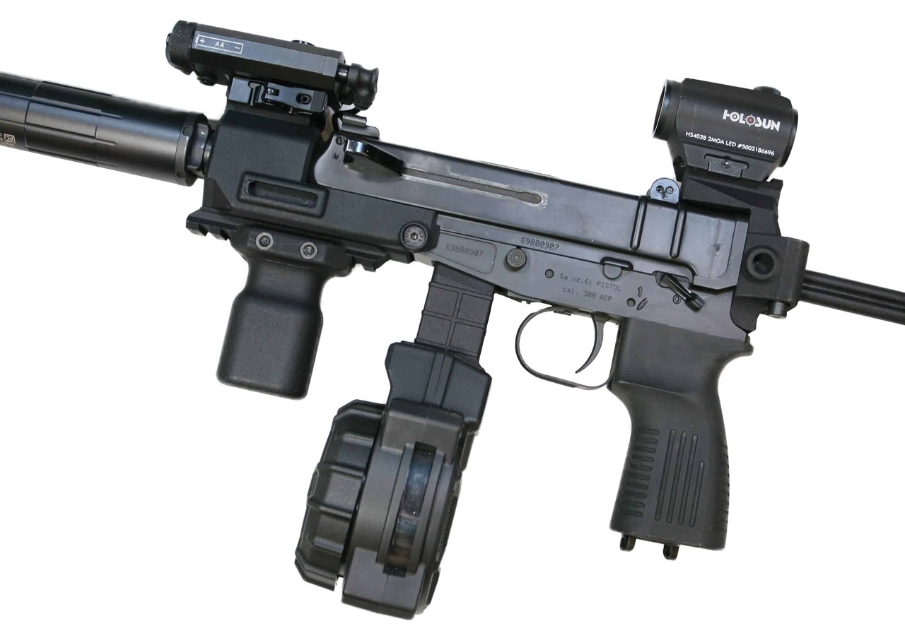 Code 4 Defense Launches Durable Vz61 Drum Mag Adapter Attackcopter Blog